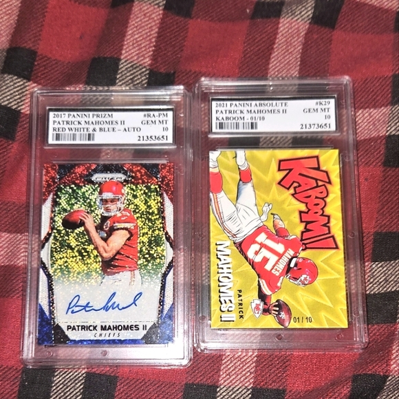 Panini | Accessories | 27 2021 Patrick Mahomes Cards Lot 2 Custom ...